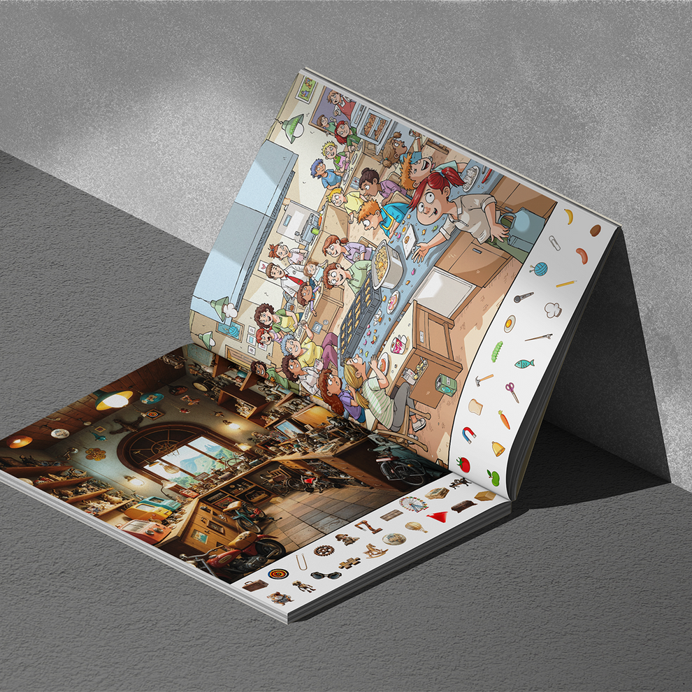 Lost & Found: Hidden Picture Seek & Find Hidden Object Book for Adults ...